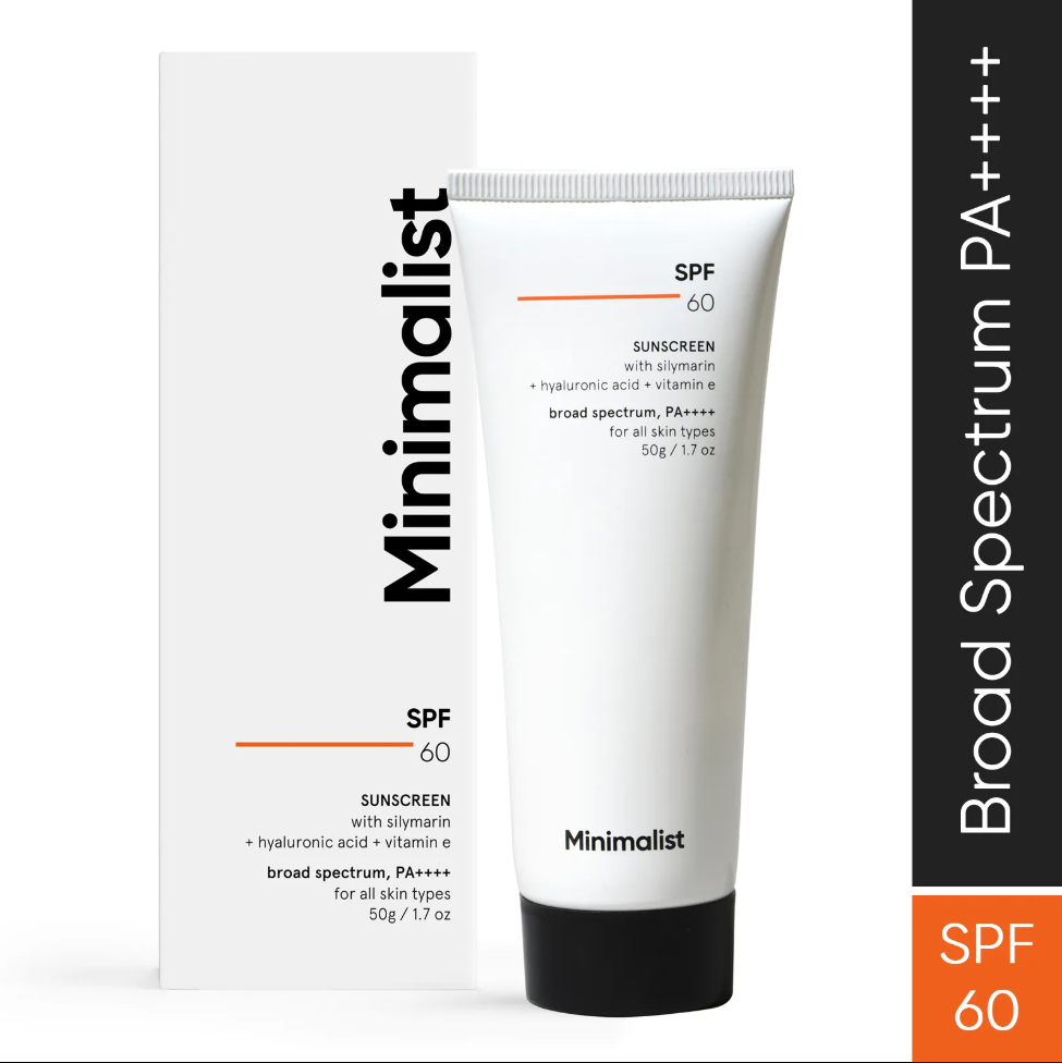Minimalist Sunscreen SPF 60 PA ++++| Pregnancy Safe | 50 g - Buy Minimalist Sunscreen SPF 60 PA ...
